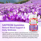 Delicious saffron gummies for wellness