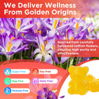 Delicious saffron gummy multivitamins