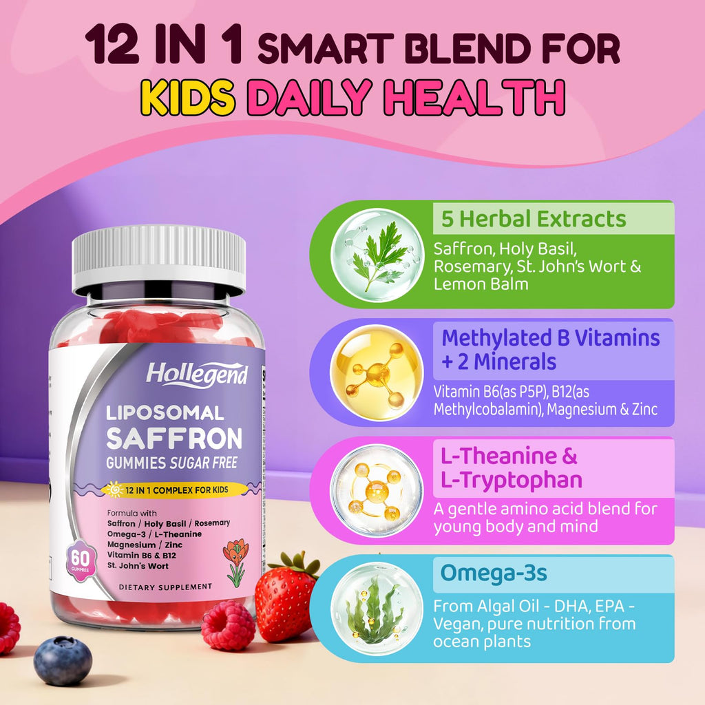 Delicious saffron vitamins for kids