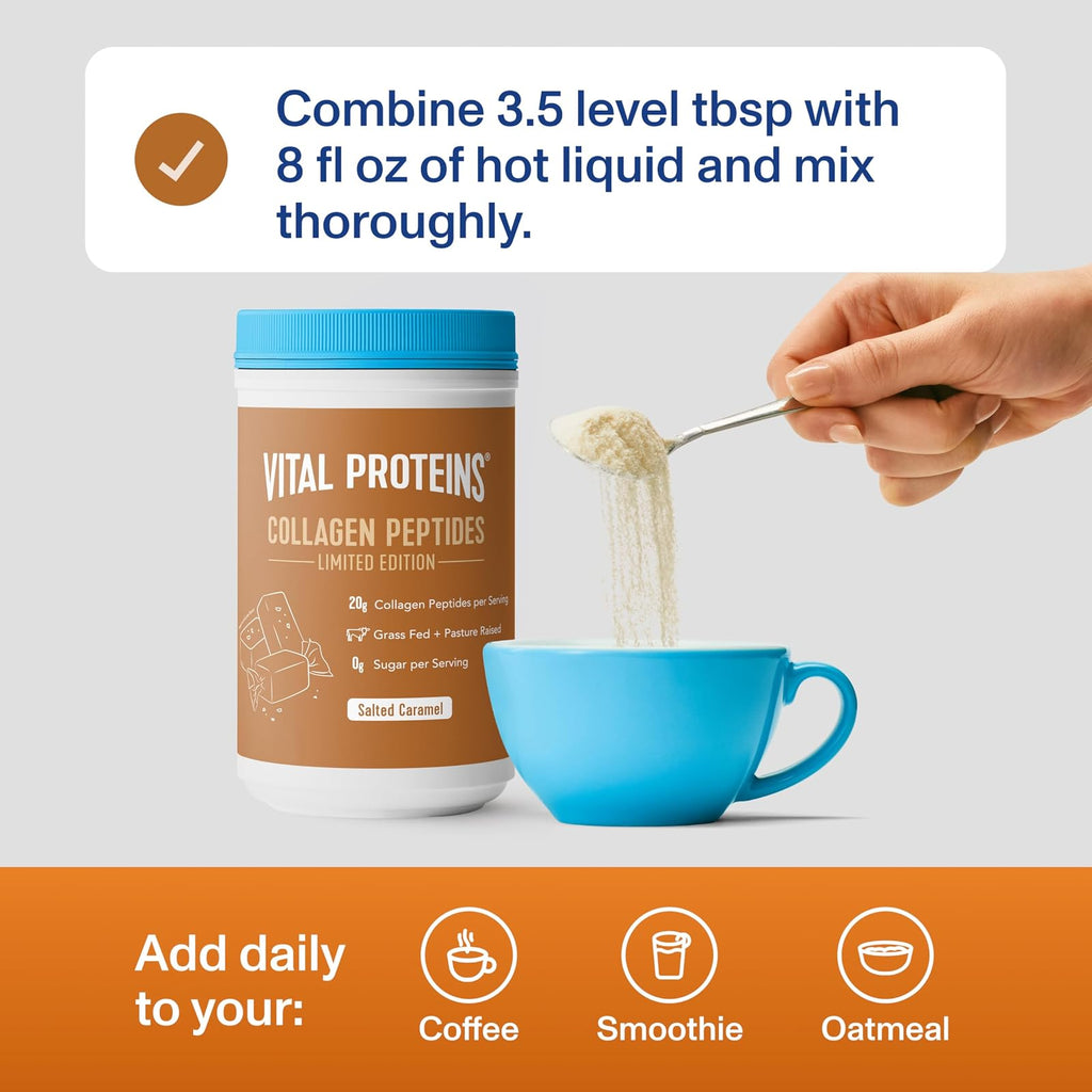 delicious salted caramel collagen powder