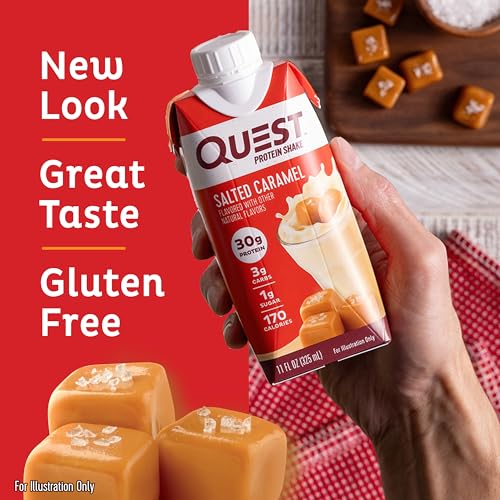 delicious salted caramel protein drink