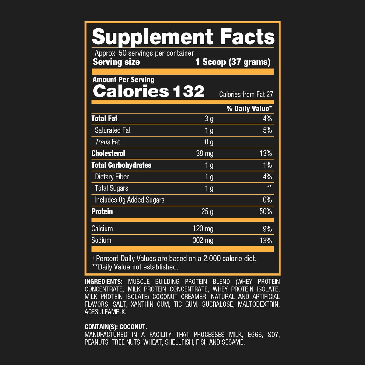 Delicious salted caramel protein shake