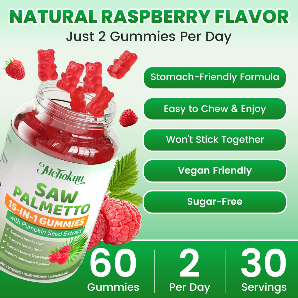 Delicious Saw Palmetto chewable vitamins