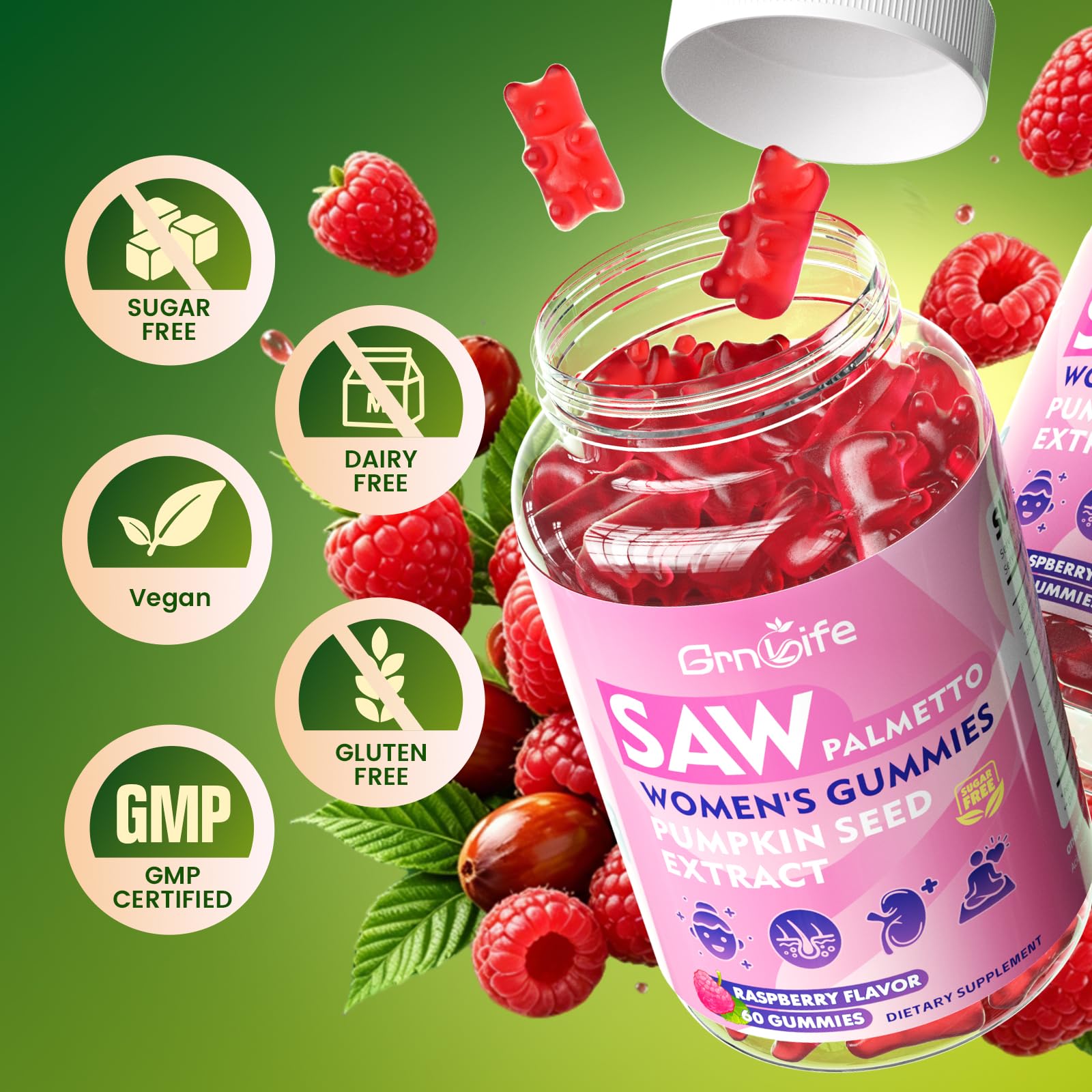 Delicious saw palmetto gummies for vitality