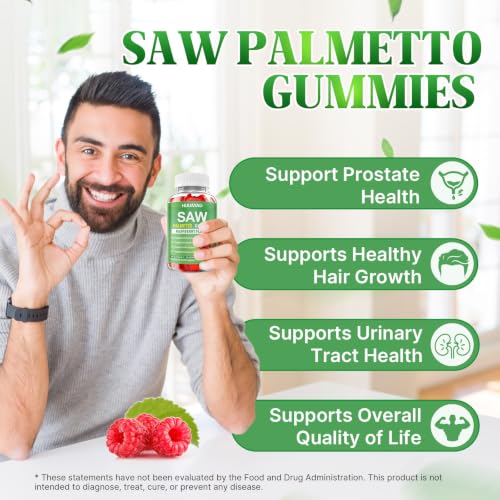 Delicious saw palmetto gummy supplements