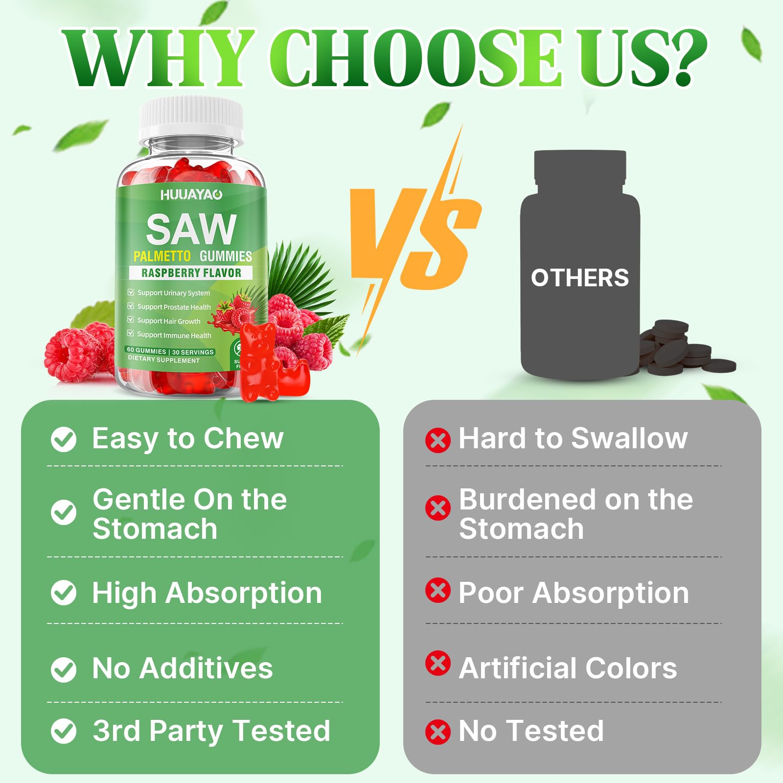 Delicious saw palmetto gummy vitamins
