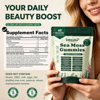 Delicious Sea Moss Gummies for adults