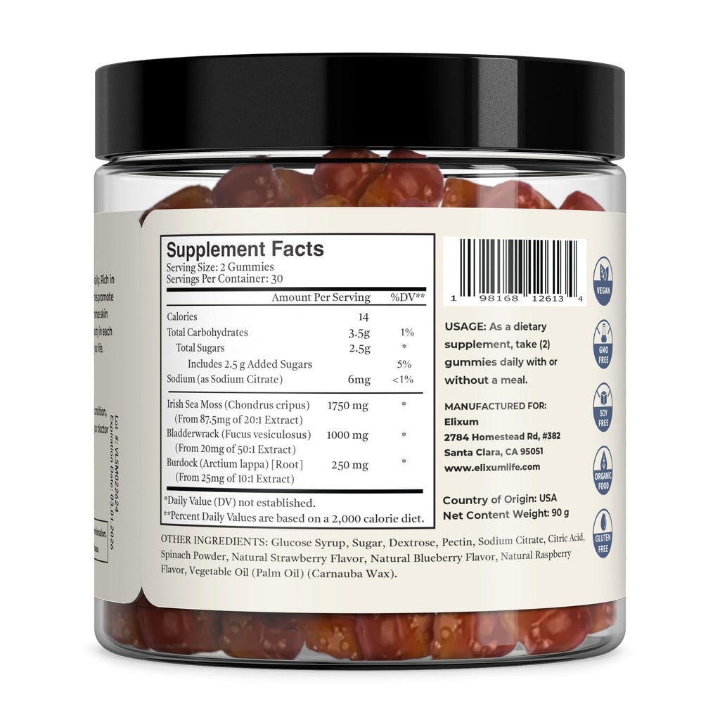 delicious sea moss gummies for kids