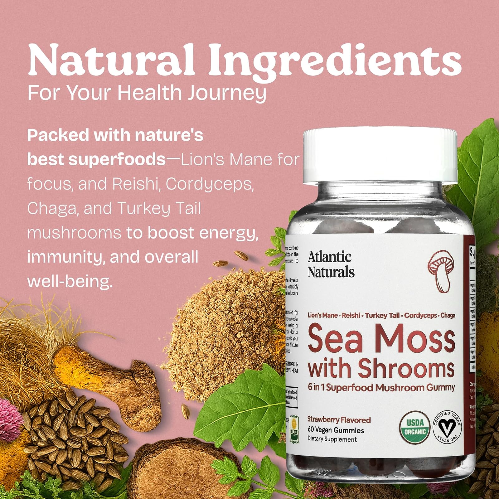 delicious sea moss gummies for vitality