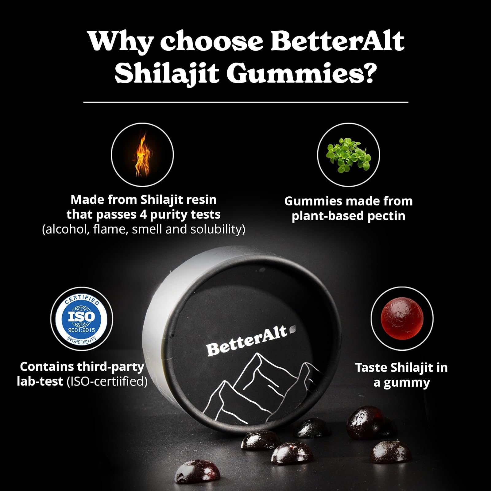 delicious shilajit gummies for vitality
