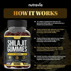 Delicious Shilajit gummies for vitality