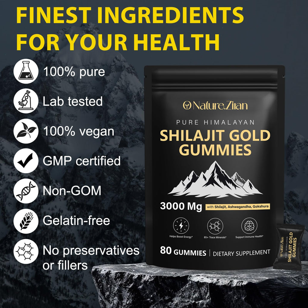 Delicious Shilajit gummies for wellness
