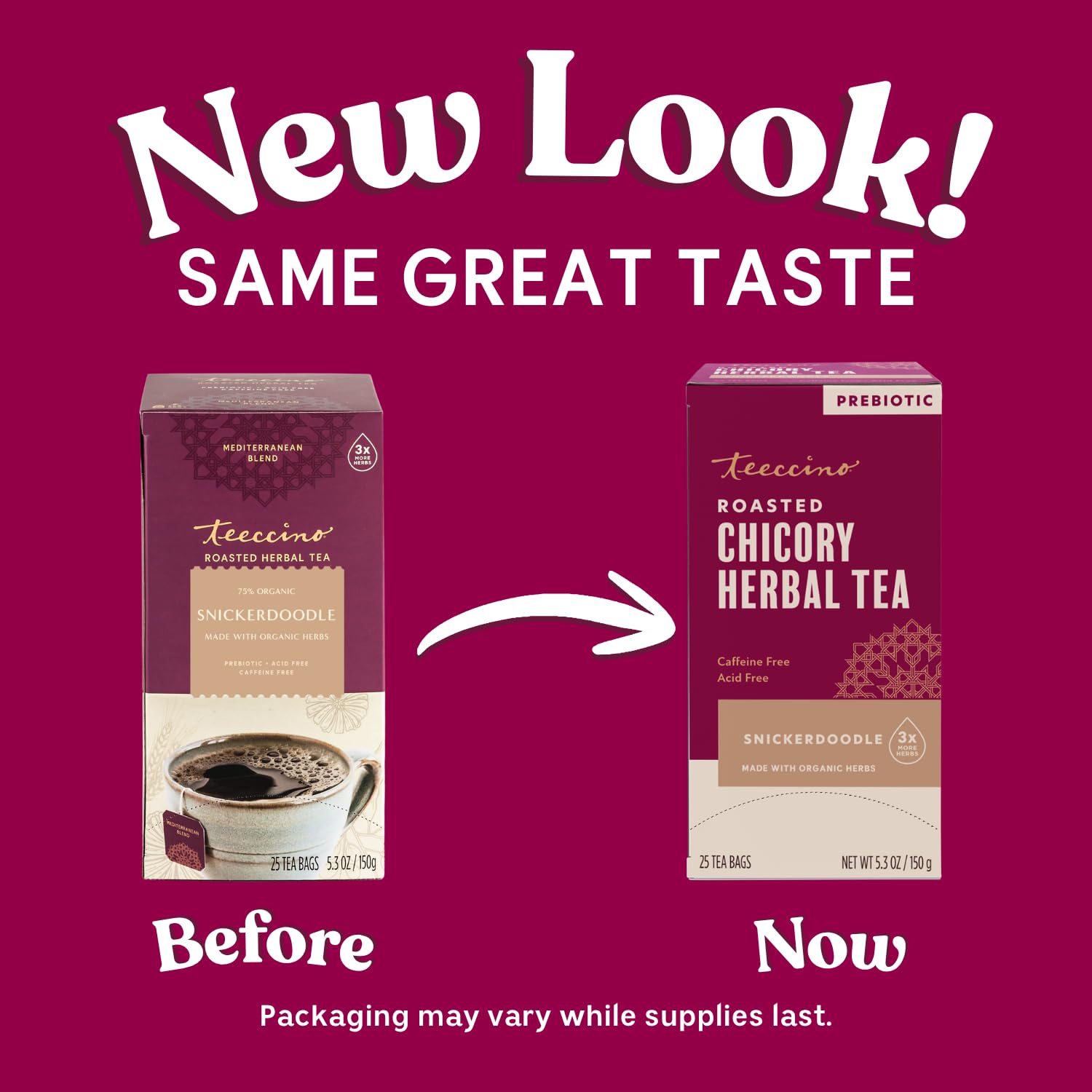 delicious Snickerdoodle tea flavour
