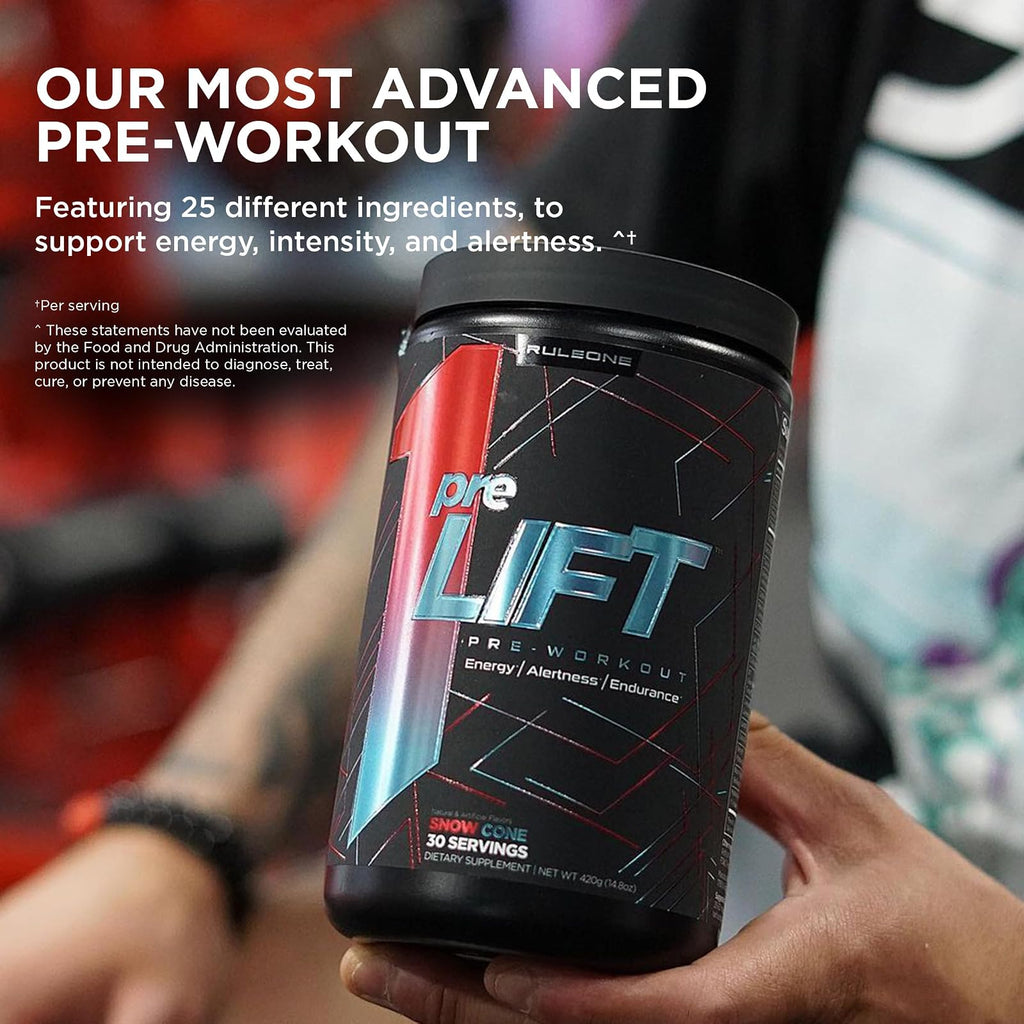 delicious snow cone pre-workout drink