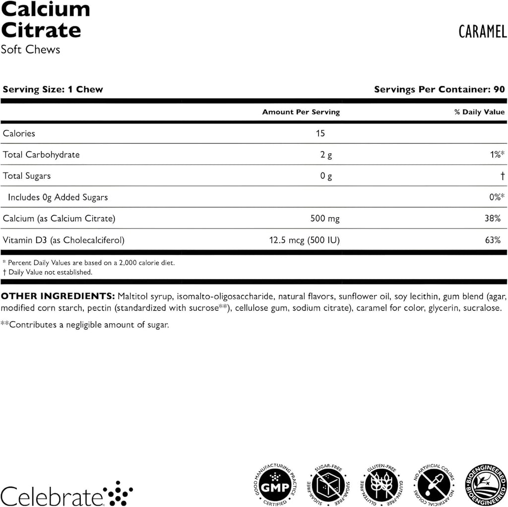 delicious soft chews for daily calcium