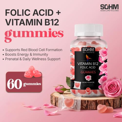 Delicious SOHM folate supplement gummies