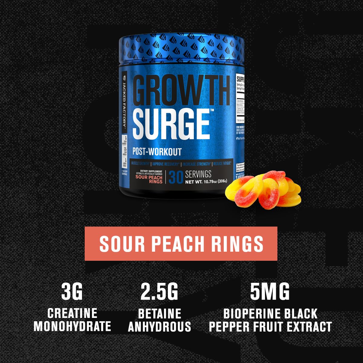 delicious sour peach rings flavour
