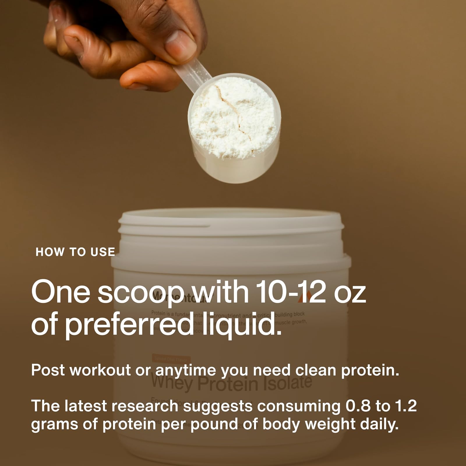 delicious spiced chai flavour protein