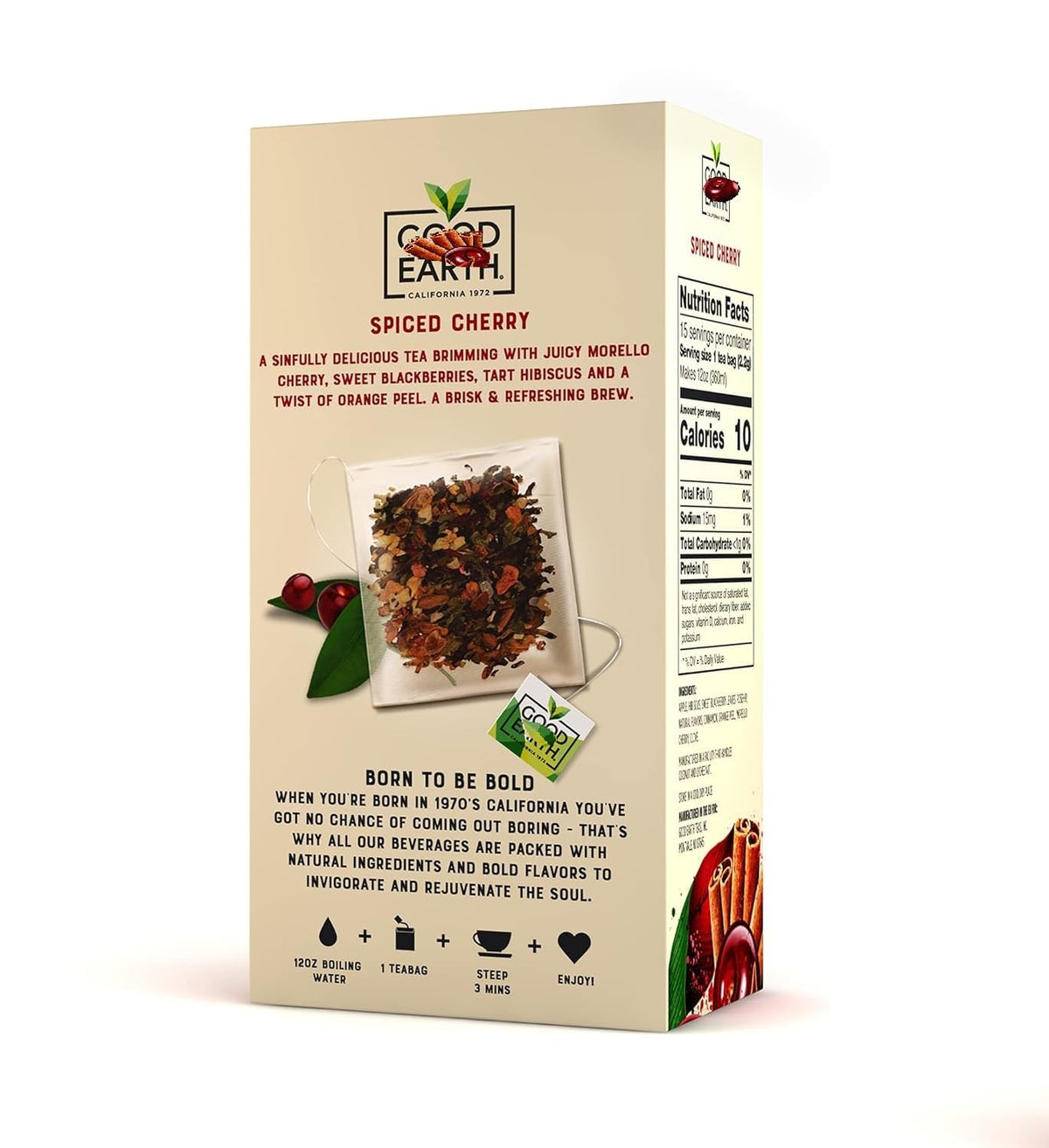 delicious spiced cherry herbal infusion