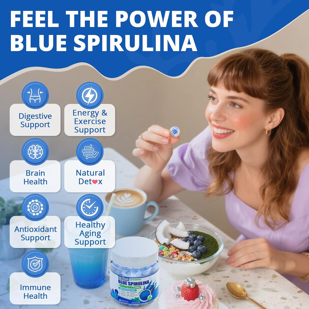 delicious spirulina & chlorella chewables