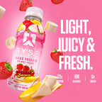 delicious strawberry banana protein shake