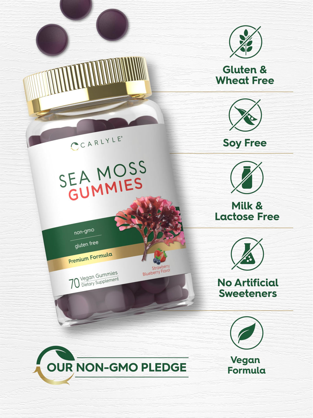 Delicious strawberry blueberry gummies