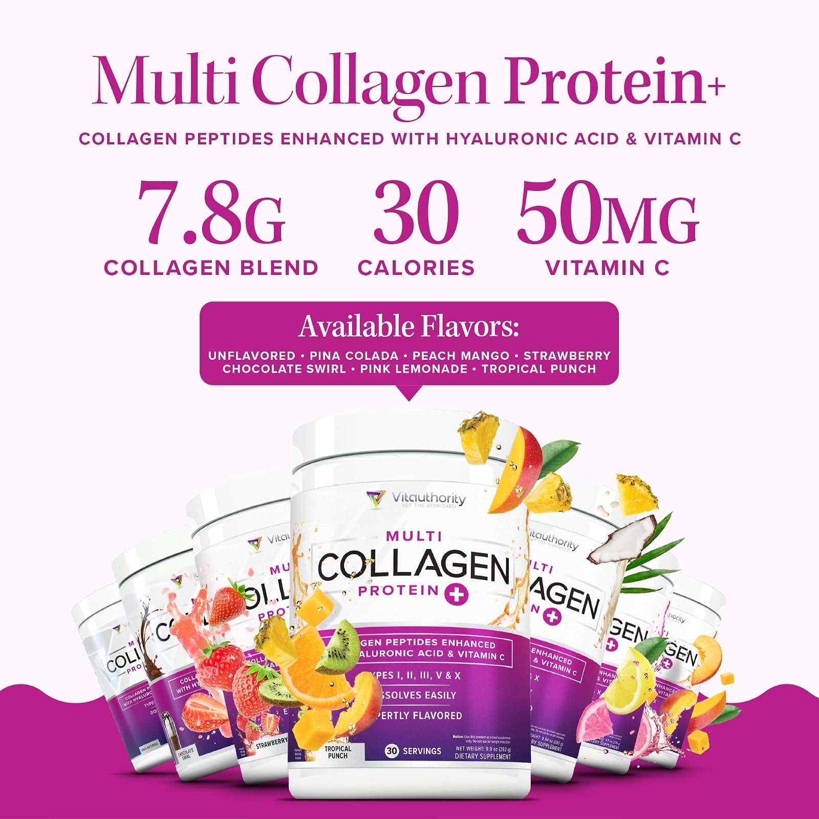 delicious strawberry collagen supplement