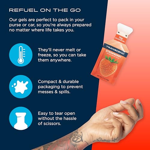delicious strawberry energy gel for endurance