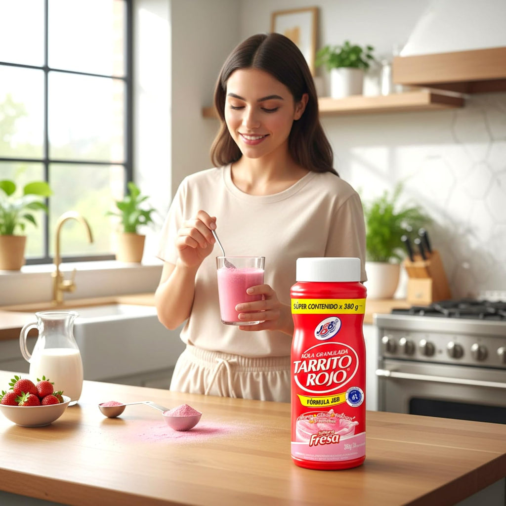 delicious strawberry energy powder