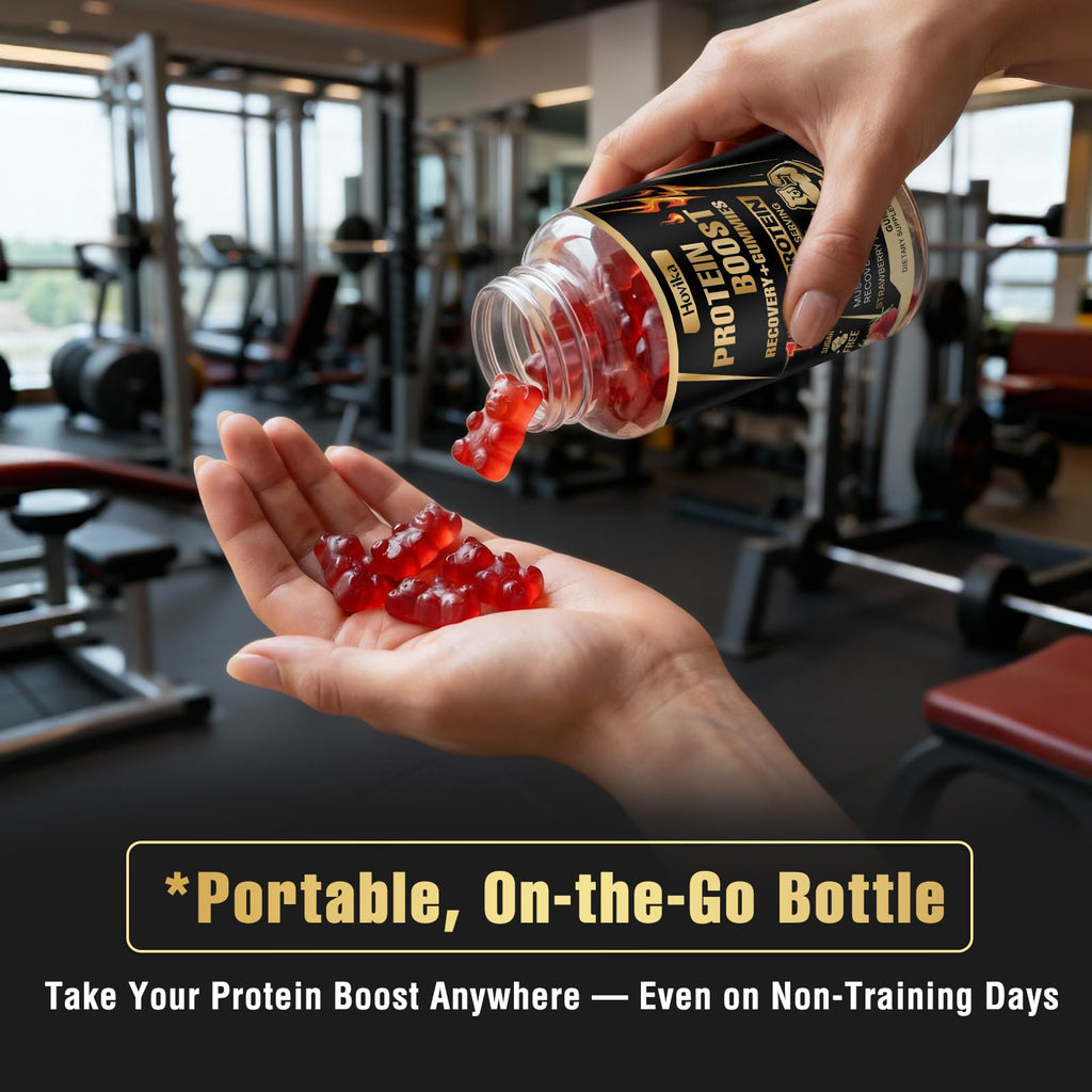 delicious strawberry flavour protein gummies