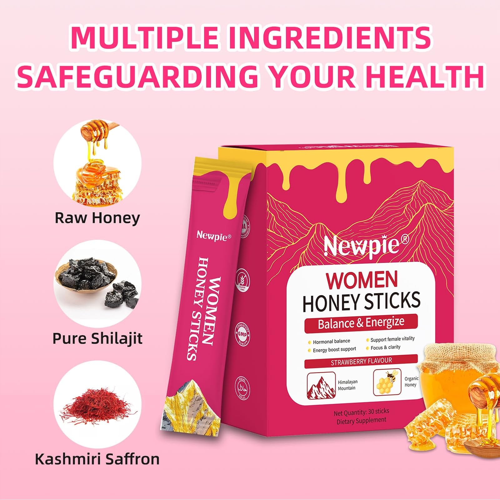 delicious strawberry flavoured shilajit
