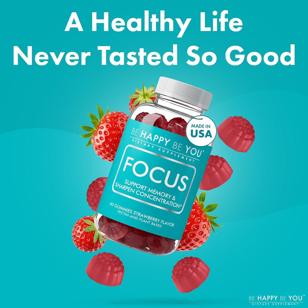 delicious strawberry gummies for brain