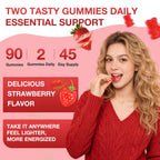 Delicious strawberry gummies for health