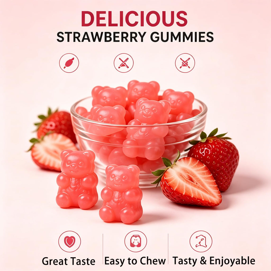 delicious strawberry gummies for kids