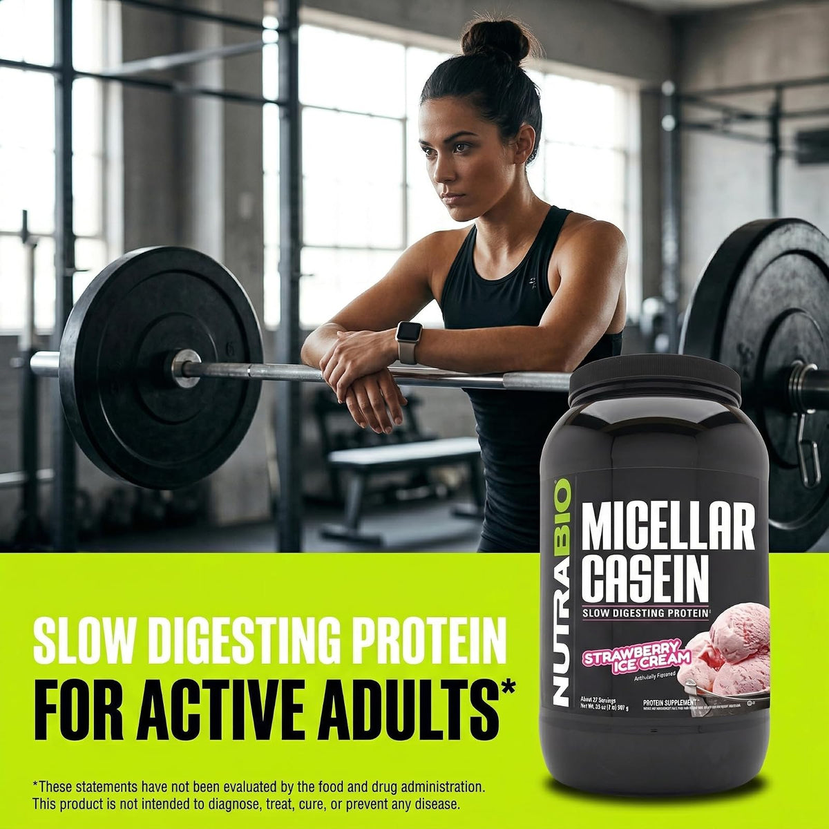 delicious strawberry ice cream protein supplement