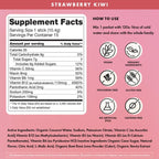 Delicious strawberry kiwi hydration solution