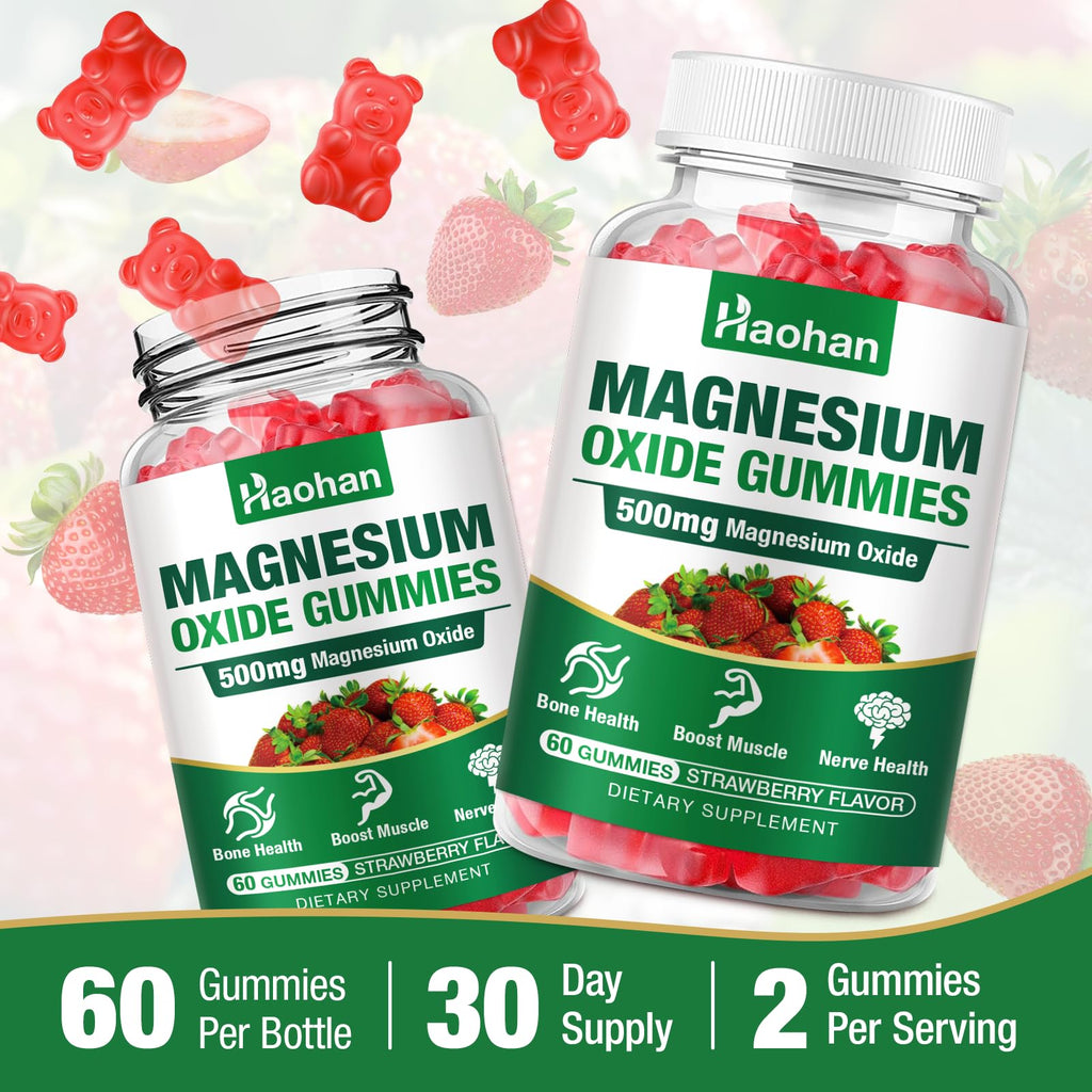 delicious strawberry magnesium chews