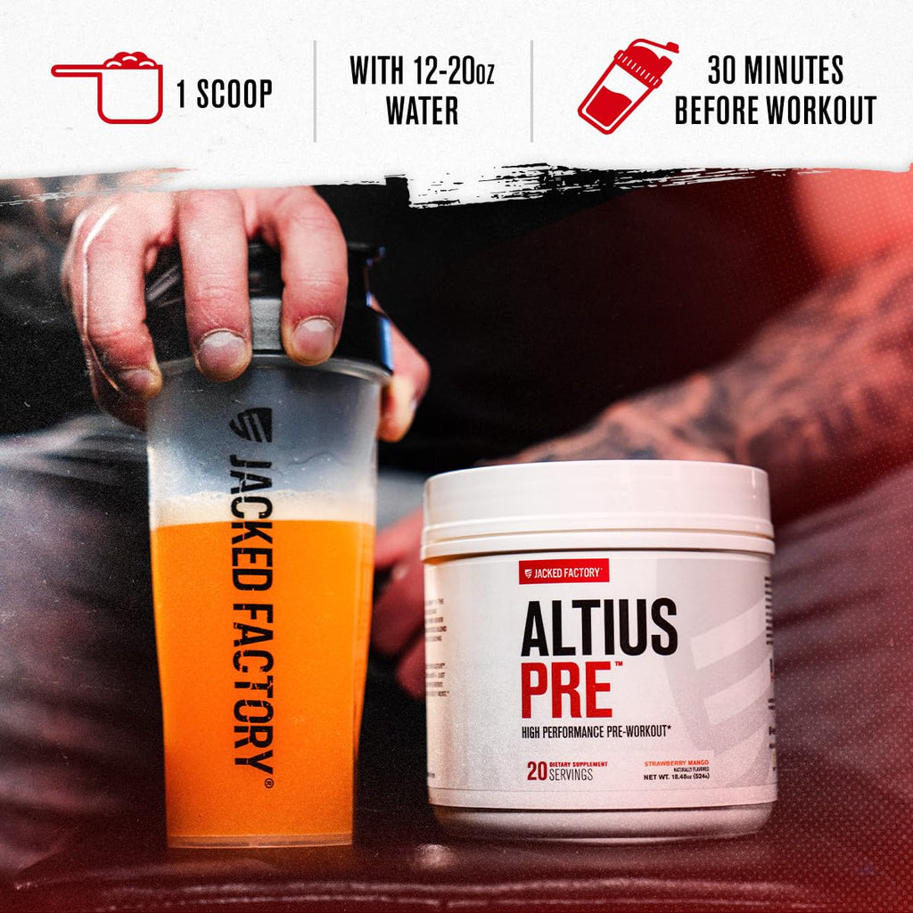 Delicious strawberry mango pre-workout