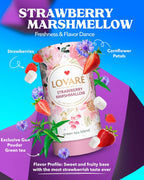 delicious strawberry marshmallow loose leaf tea