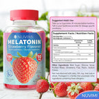 delicious strawberry melatonin supplement