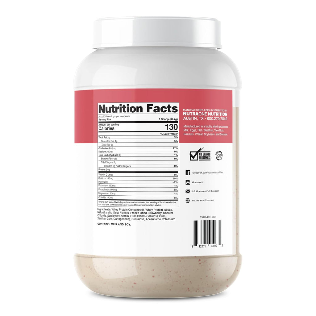 delicious strawberry milkshake protein