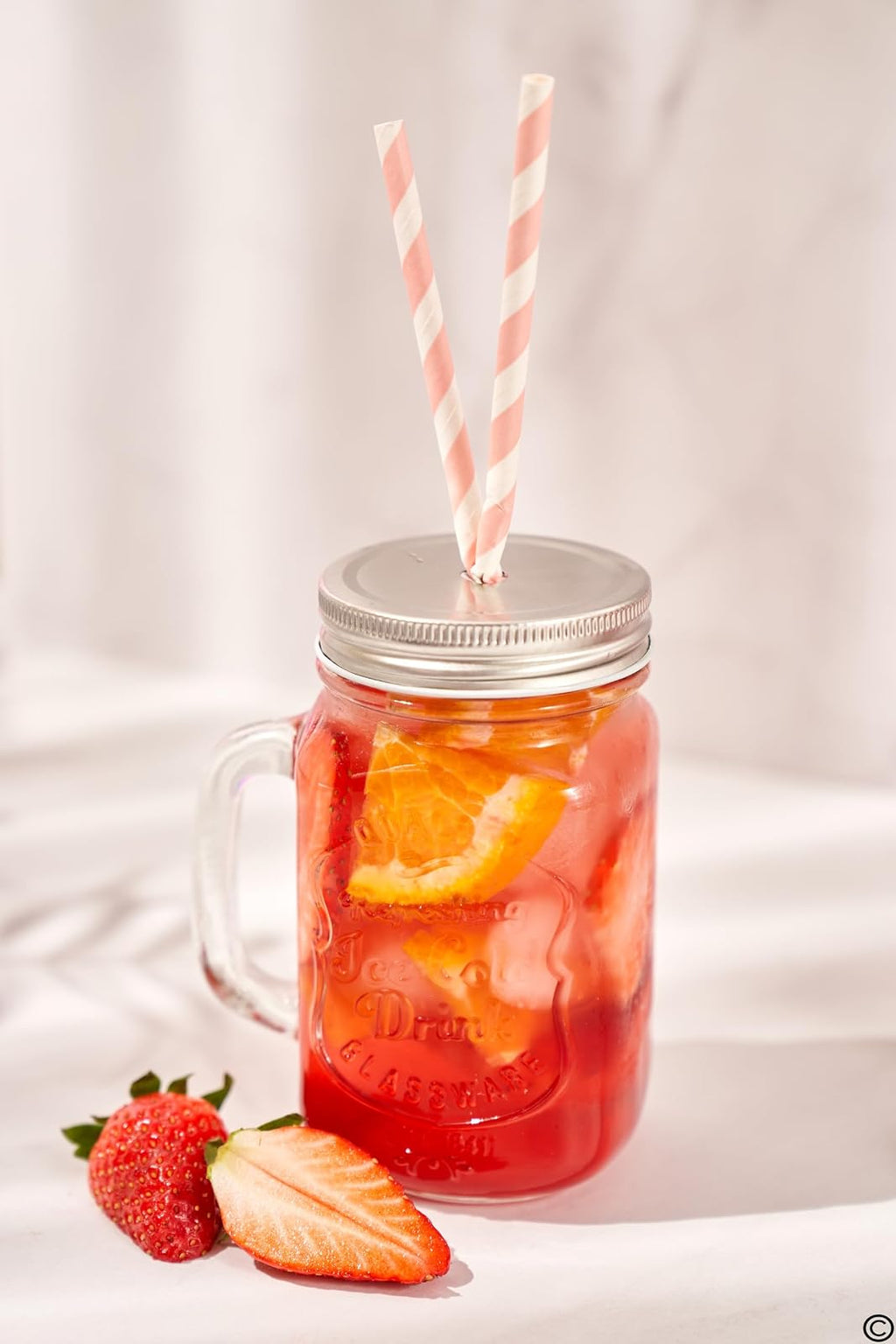 delicious strawberry orange infusion