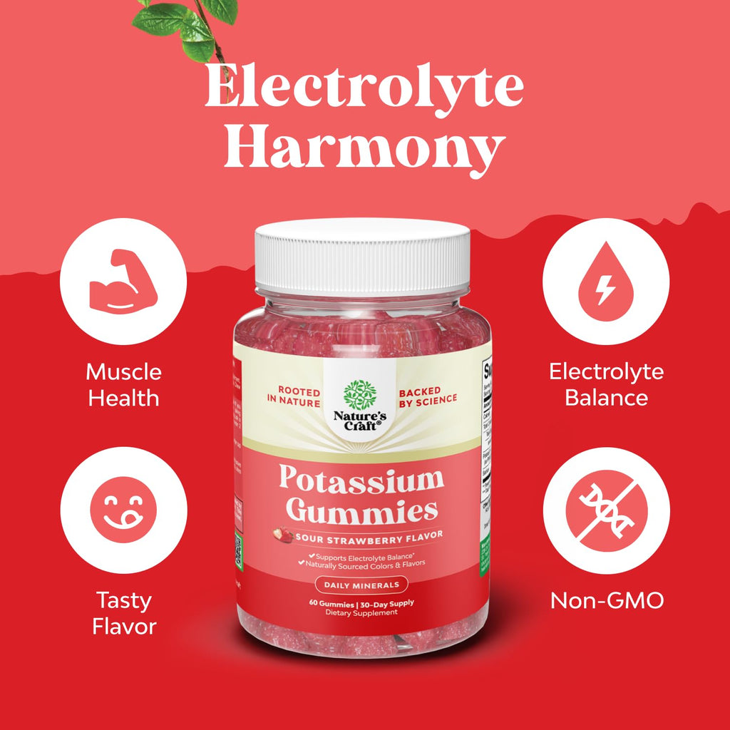 delicious strawberry potassium chewables