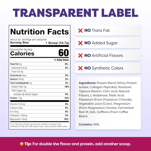 Delicious strawberry protein drink mix