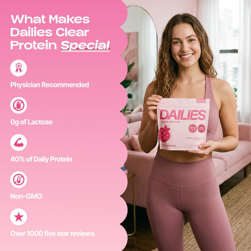 delicious strawberry protein drink
