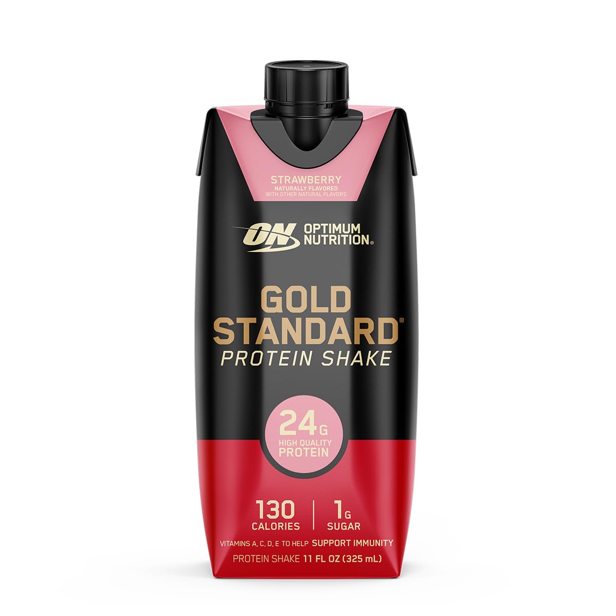 delicious strawberry protein drink