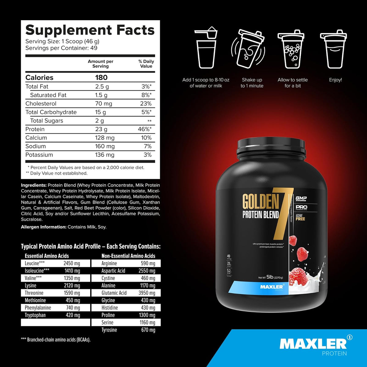 delicious strawberry protein for shakes