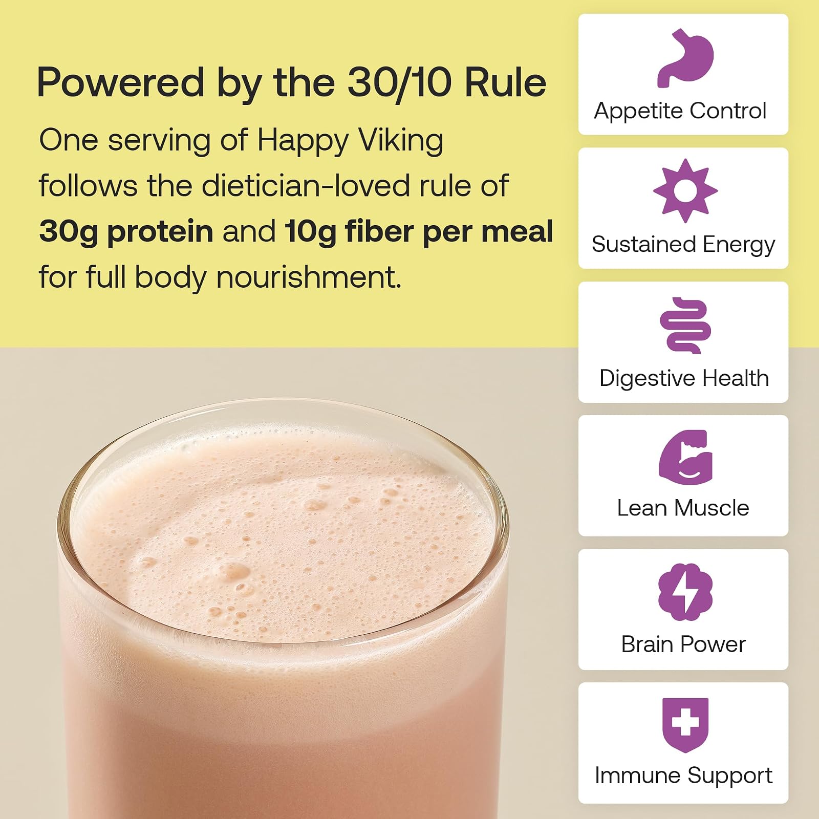 delicious strawberry protein shake