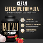 delicious strawberry protein shake