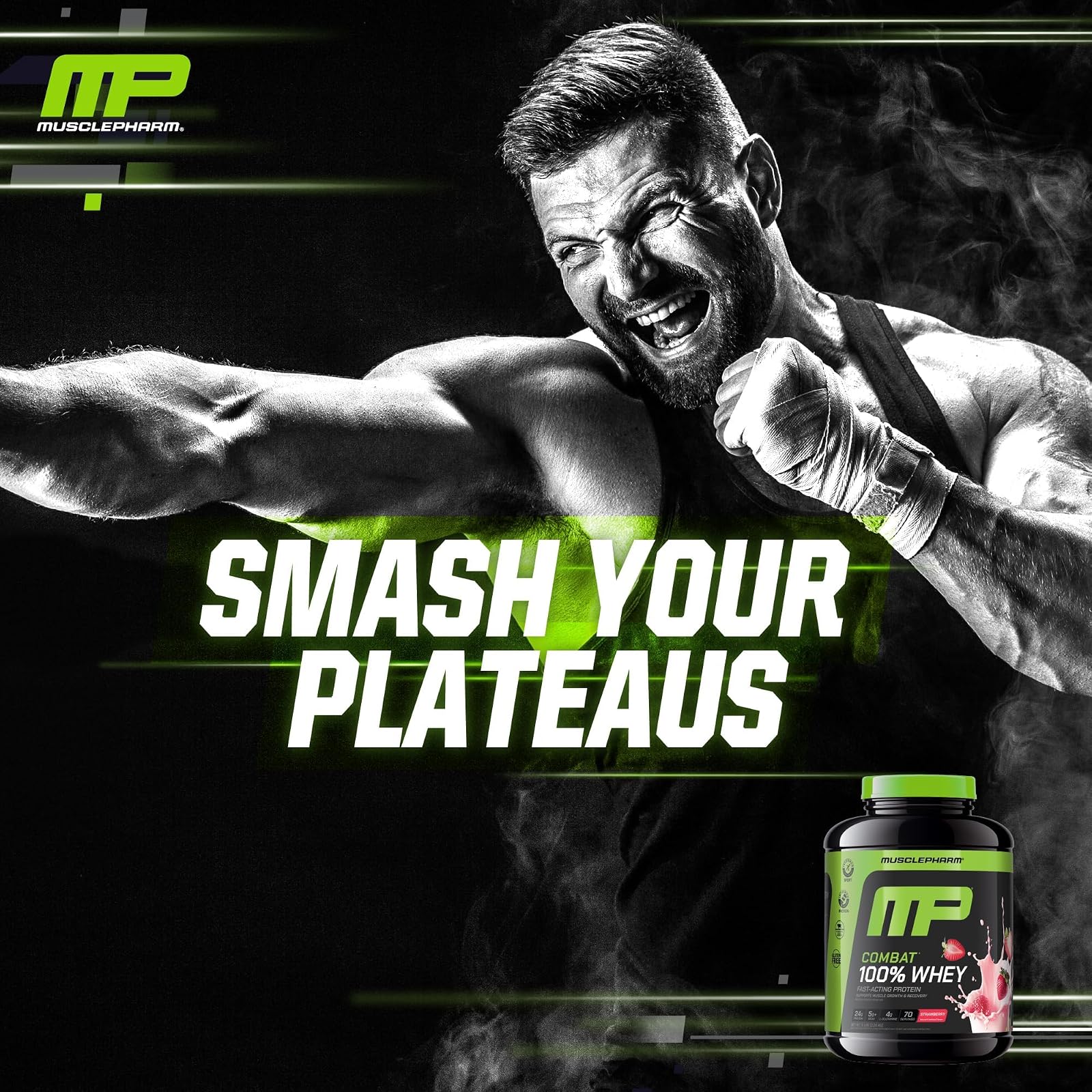delicious strawberry protein shake